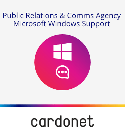 Public Relations and Comms Agency Microsoft Windows Support